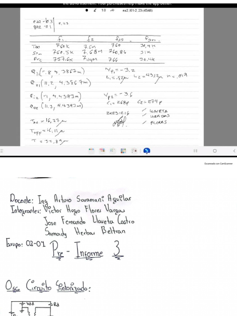 Ea2-Lab03 - g02-01 Pre Informe 3. | PDF