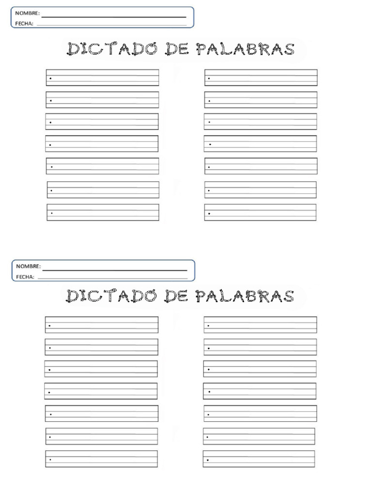 Formato Dictado | PDF