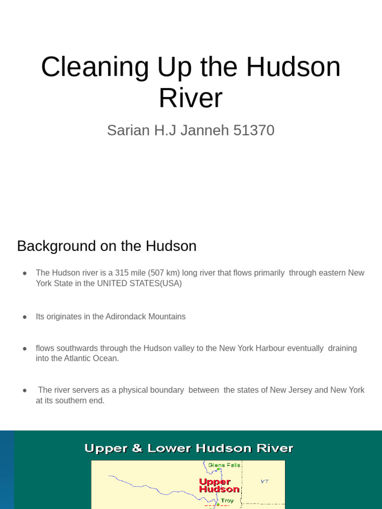 Cleaning Up The Hudson | PDF | Hudson River | Polychlorinated Biphenyl