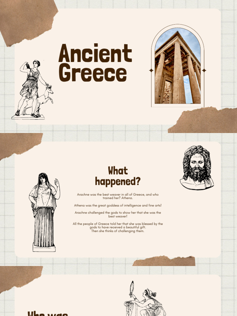 Organic Scrapbook Illustrated Ancient Greece History Presentation | PDF ...