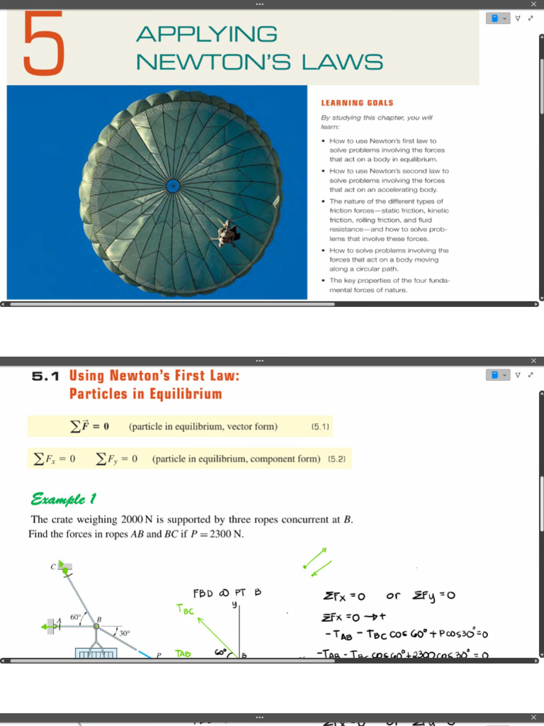 Discussion Physics Module 5 Applications of Newtons Law of Motion | PDF