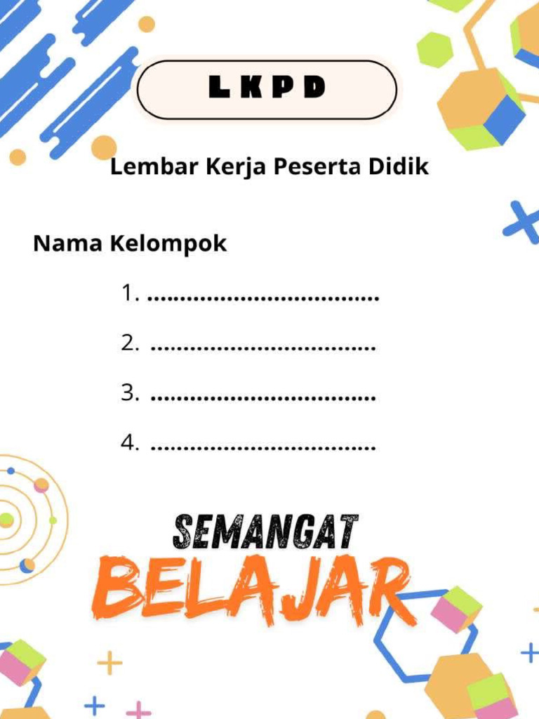 Cover LKPD | PDF