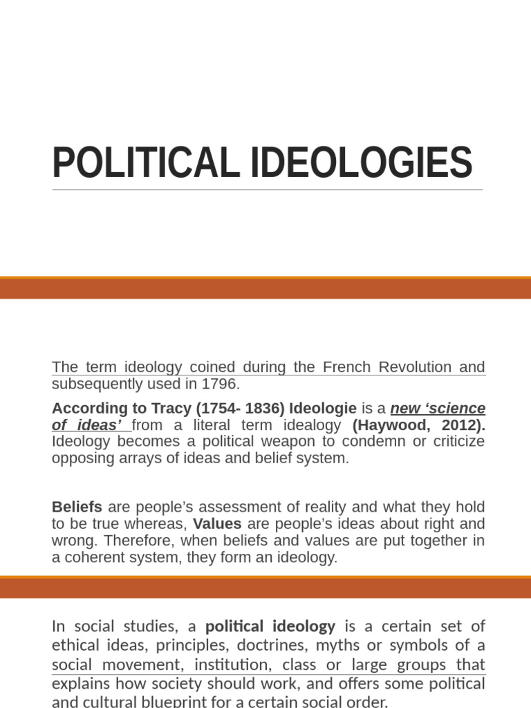 Understanding Political Ideologies | PDF | Liberalism | Ideologies