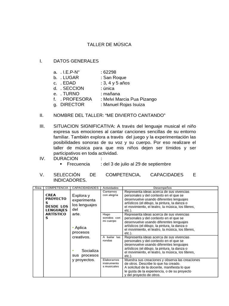 Cuaderno de Actividades Musicales PDF | PDF | Bailes | Ritmo