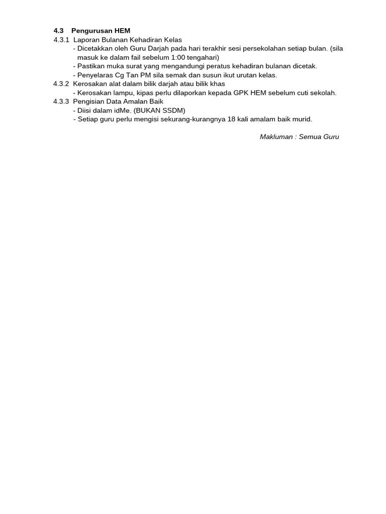 Minit Mesyuarat HEM 5 2025 | PDF