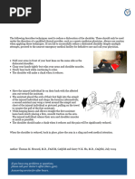 Modified Kocker's Method for Shoulder Dislocation | PDF | Shoulder ...