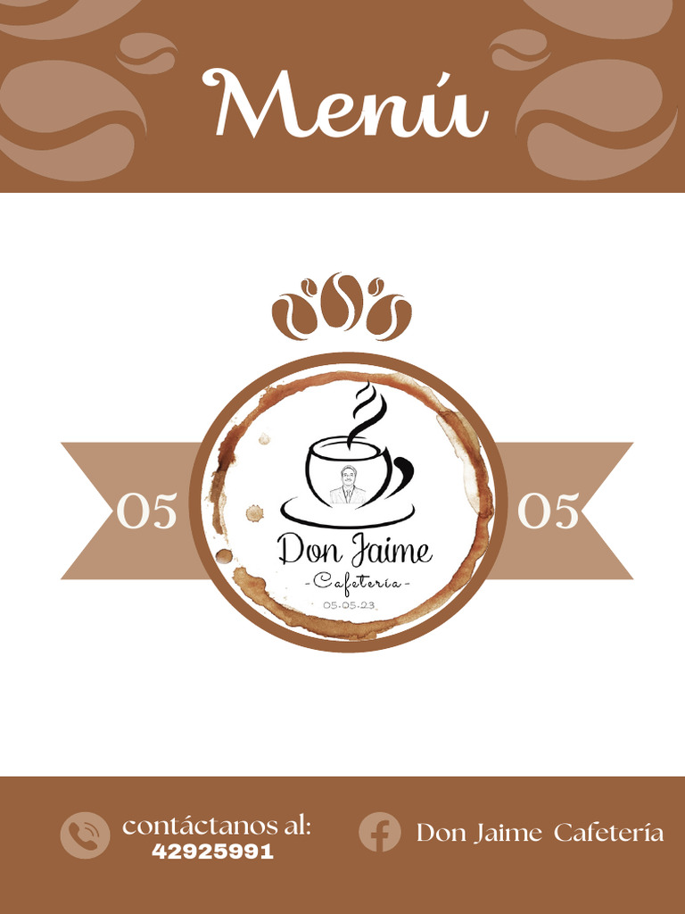 Menú Don Jaime Cafetería 1 | PDF | Hamburguesas | Cocina de las Americas