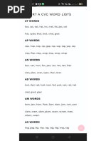 CVC Short O Words List | PDF