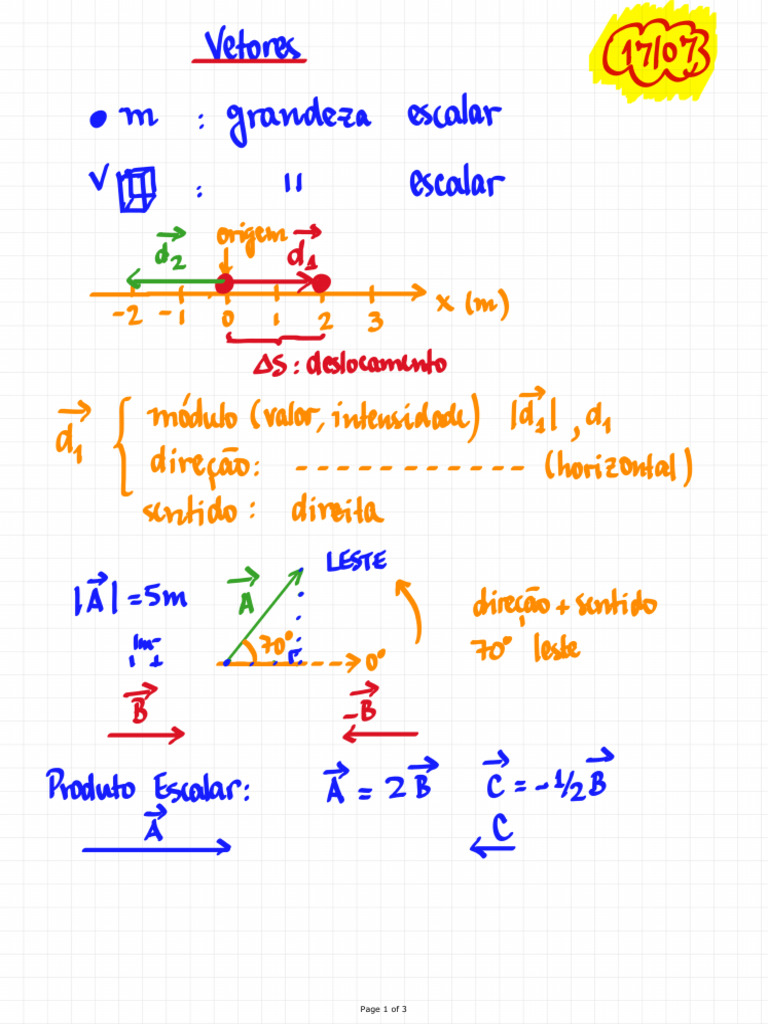 Basic Class About Vectors | PDF