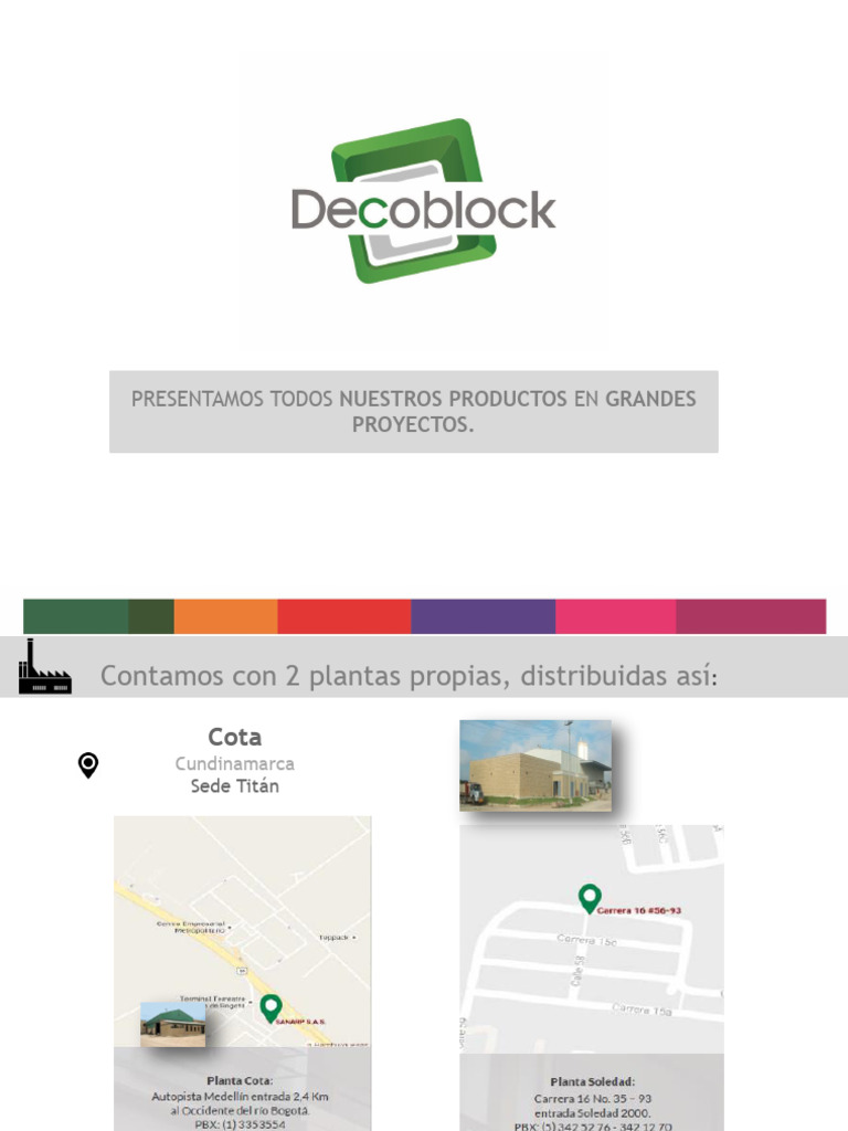 Presentación Decoblock | PDF | Visión | Percepción visual