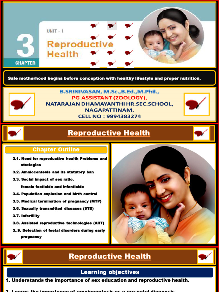 12th EM L 3 Reproductive Health | PDF | In Vitro Fertilisation ...