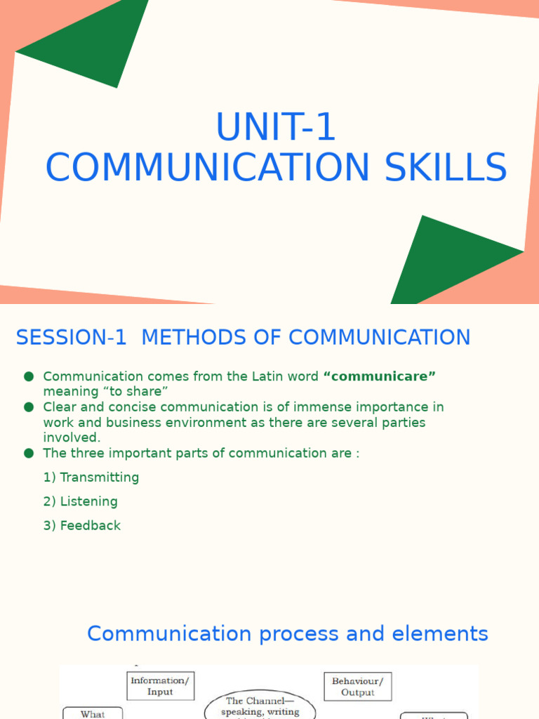 Effective Communication Skills Training | PDF | Communication ...