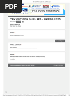 Soal-Soal Tryout IPA PPG | PDF