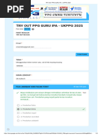 Soal-Soal Tryout IPA PPG | PDF