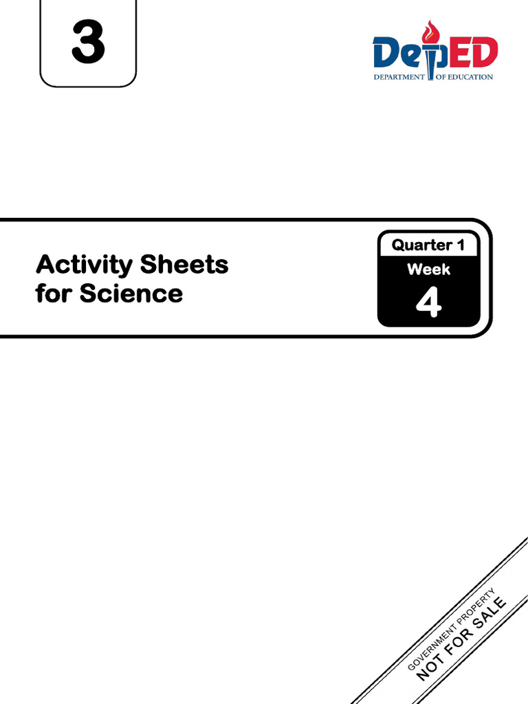 Revised As Science 3 q1 Week4 v.2 RTP | PDF | Copyright