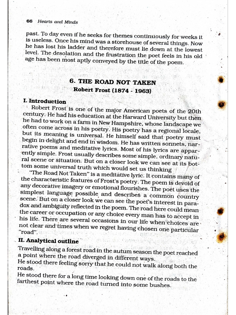 The Road Not Taken | PDF