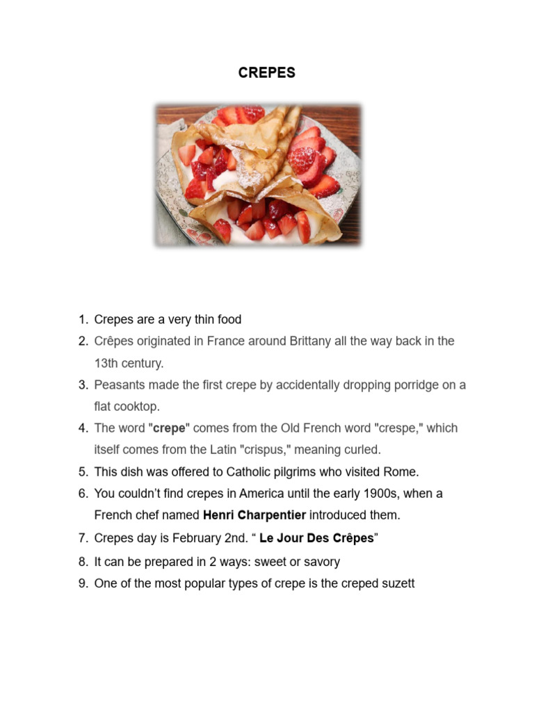Crepes 2 | PDF