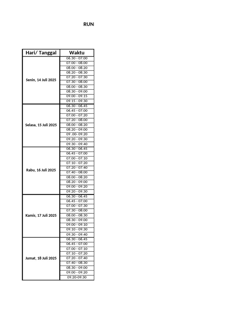 Rundown Acara MPLS 2025 | PDF