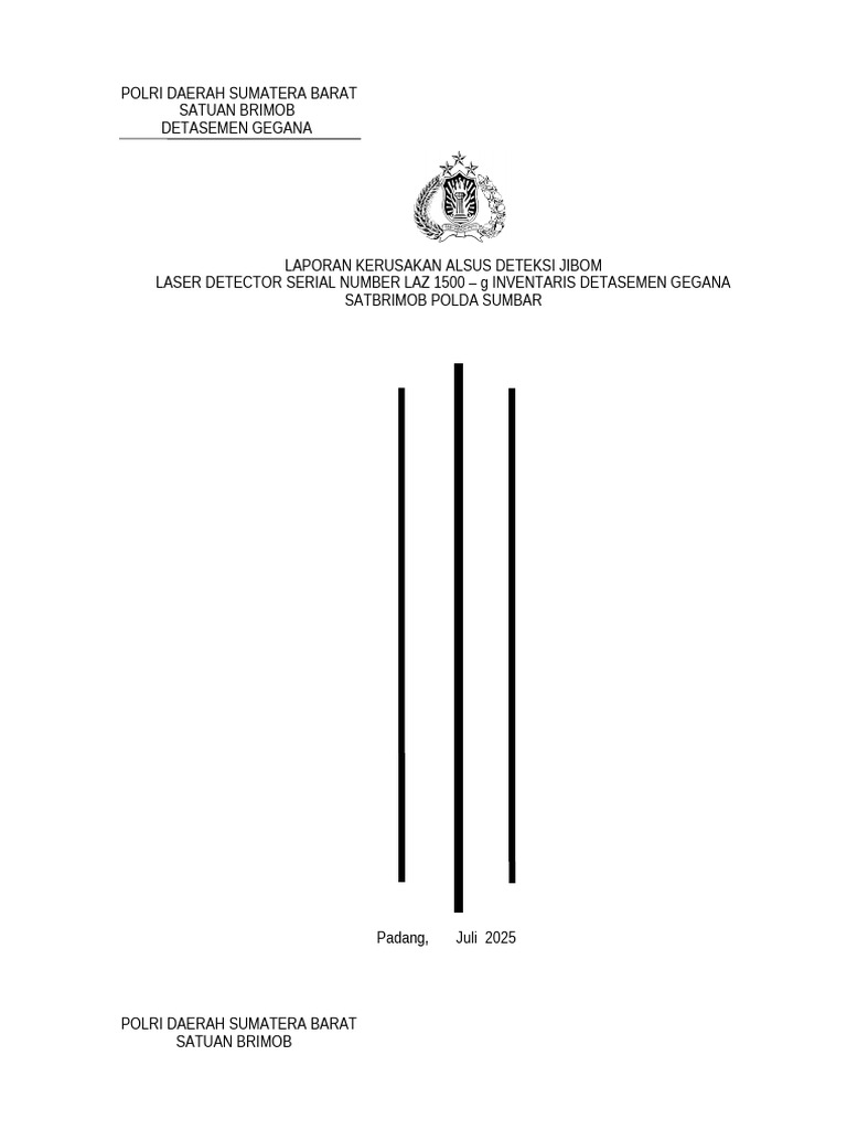 Laporan Kerusakan Ransus Isuzu Jibom EOD 2 November 2024 DIWAKILI | PDF