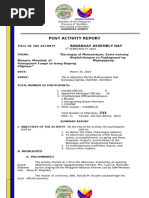 State of Barangay Address2025 | PDF