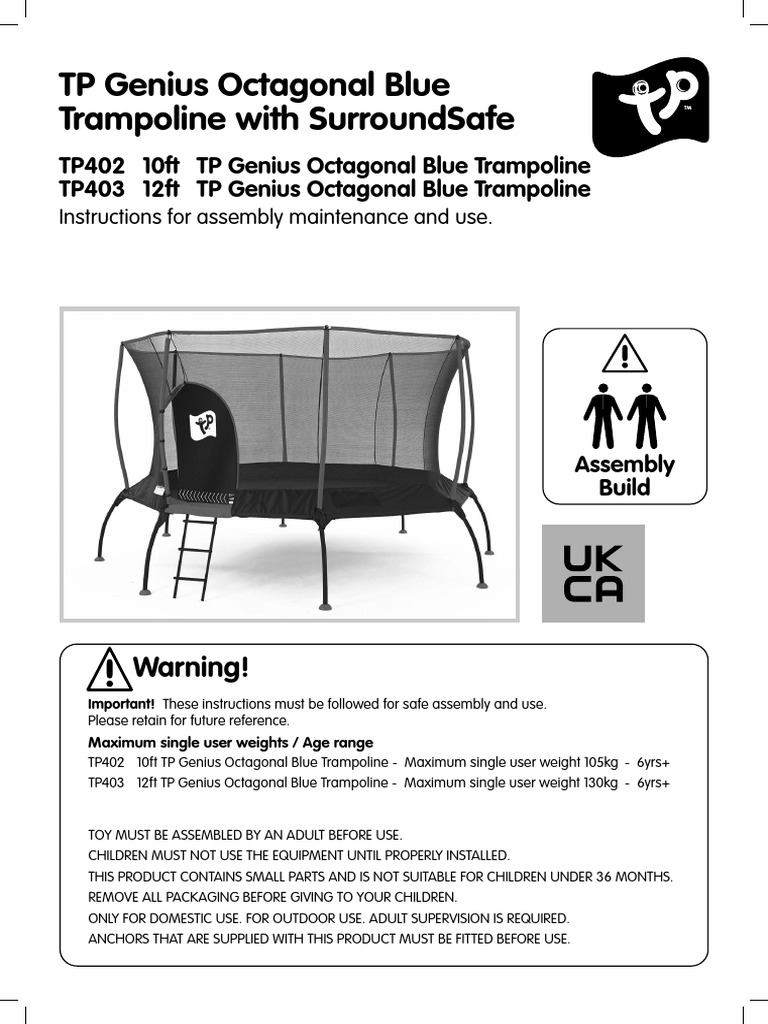TP 402 403 Octagonal2 Blue Trampoline IN6069 Issue-C 27.4.22 Mono PRINT ...