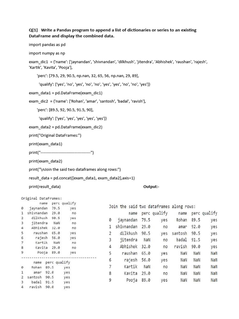 Data Science Practical 01 | PDF | Comma Separated Values | Computer Data