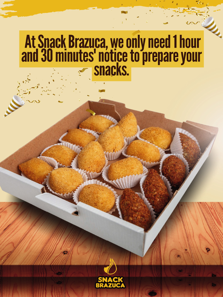 Cópia de Snack Brazuca Salgadinhos | PDF