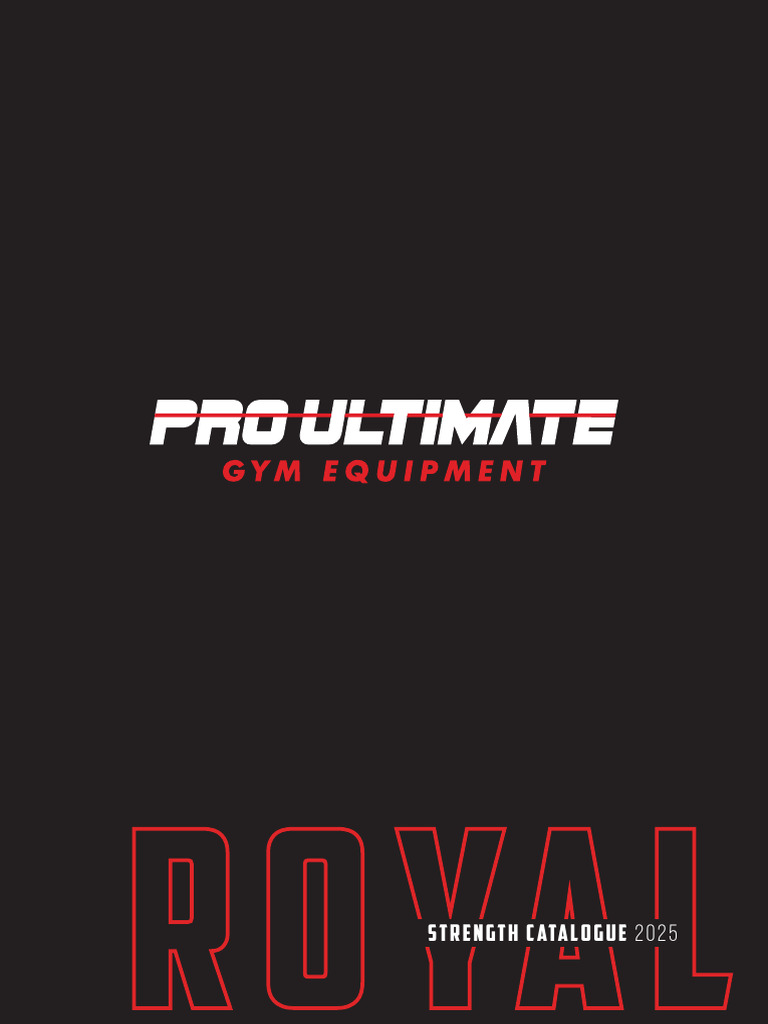 PUGE Royal Catalogue 2025 8.5x11.5inch Web | PDF | Weight Training