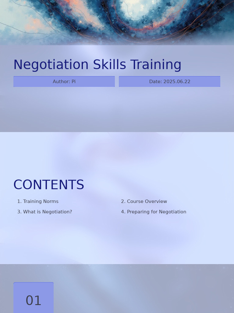 Negotiation Skills Training | PDF | Negotiation | Human Communication