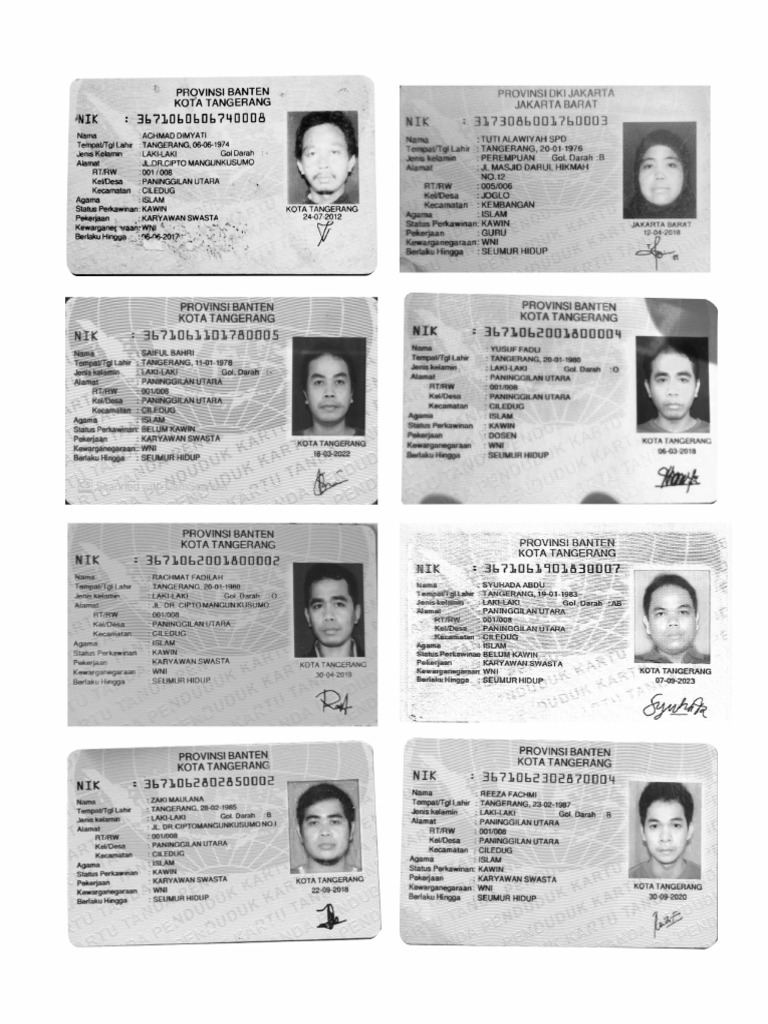 KTP All Black and White | PDF