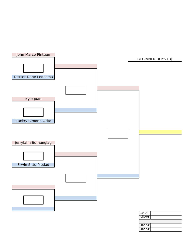 Beginner Boys Championship Results | PDF
