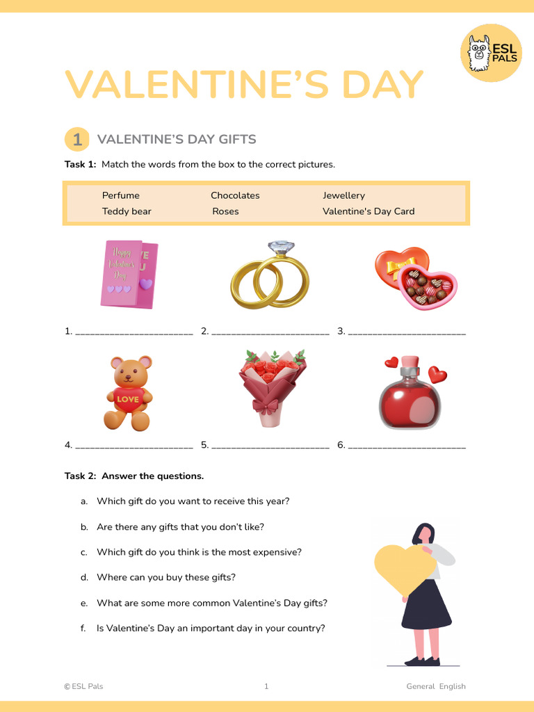 (SV) Valentine S Day A1 | PDF | Valentine's Day