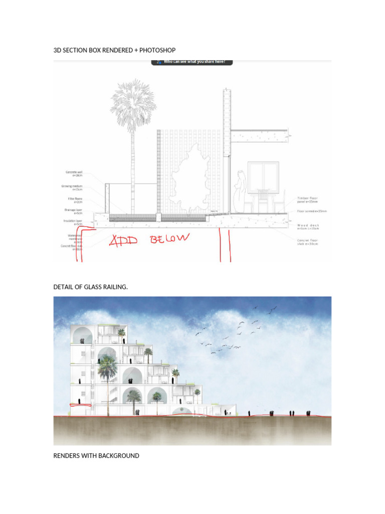 3D Section Box Rendered | PDF