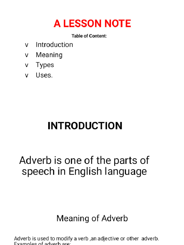 A Lesson Note - Phoenix | PDF