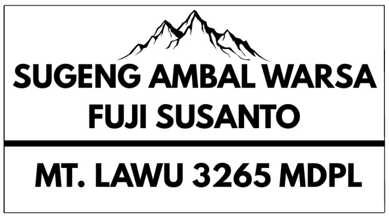 Sugeng Ambal Warsa Fuji Susanto | PDF