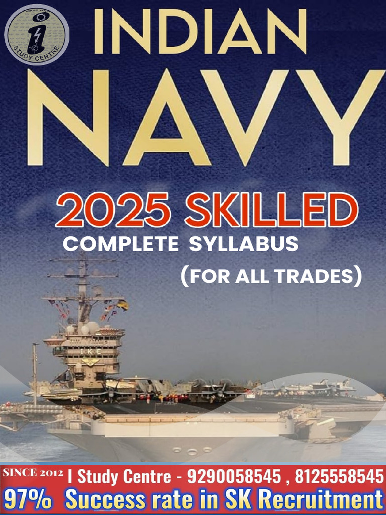 Indian Navy Skilled Trades Syllabus 2025 | PDF | Radar | Sonar