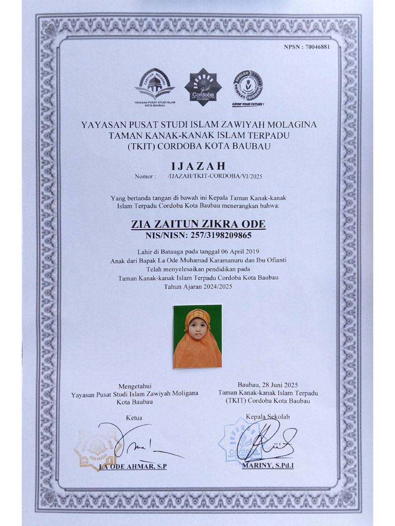 F.C. Warna Ijazah TK Zia 07-07-2025 08.31 | PDF
