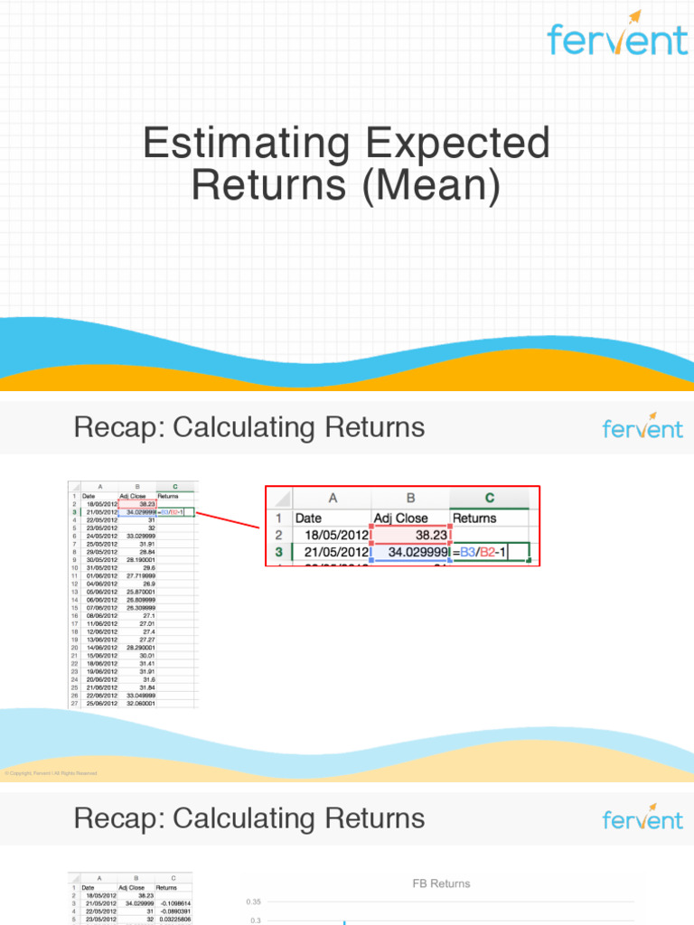 Estimating Expected Returns (Mean) | PDF