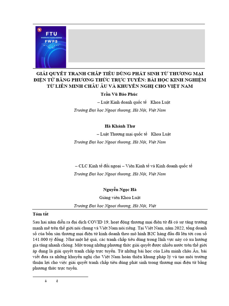 FWPS Vol 1 No 3 Paper 1 | PDF
