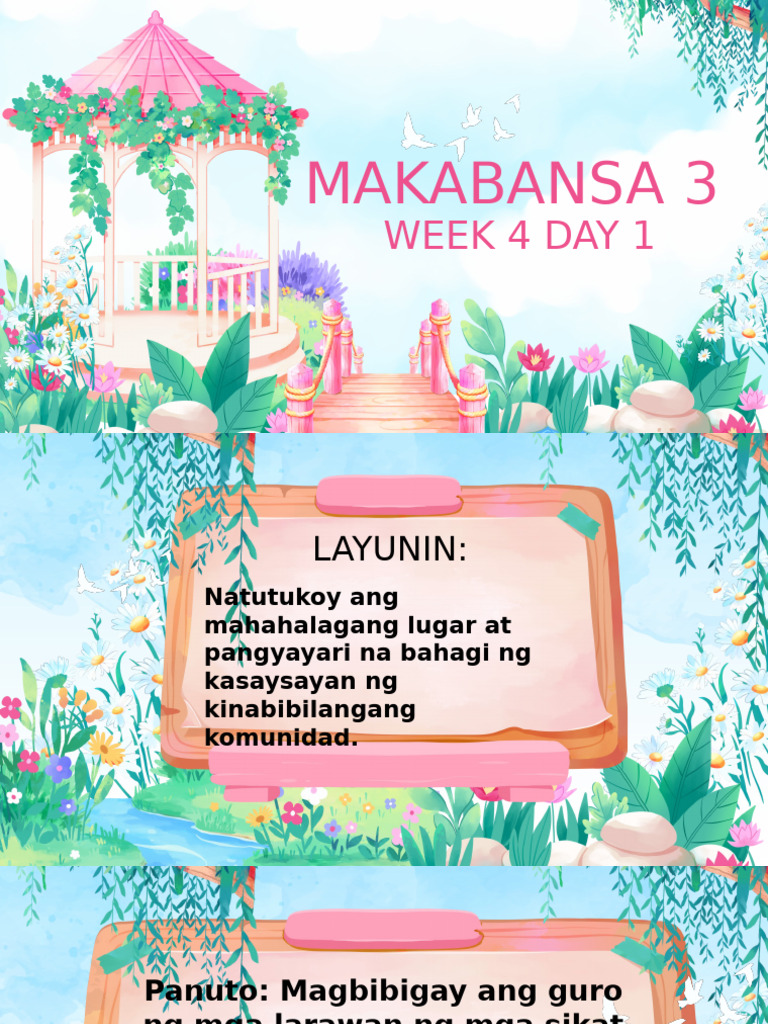 q1 Makabansa 3 Week 4 Day 1 | PDF