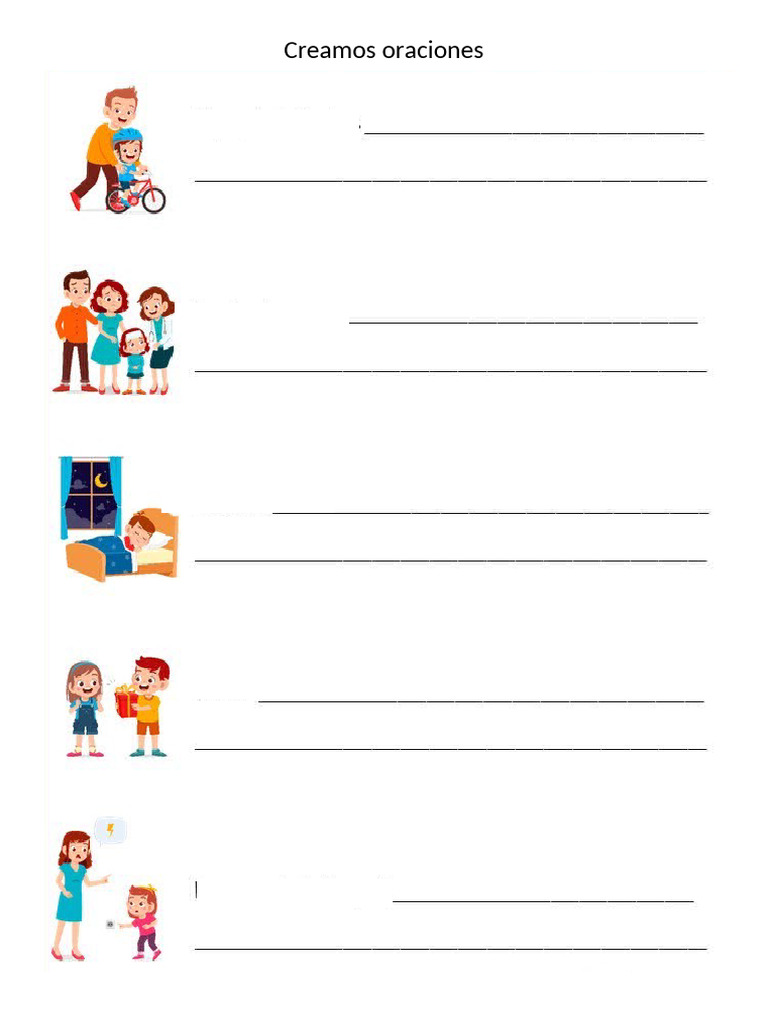 Creamos Oraciones | PDF