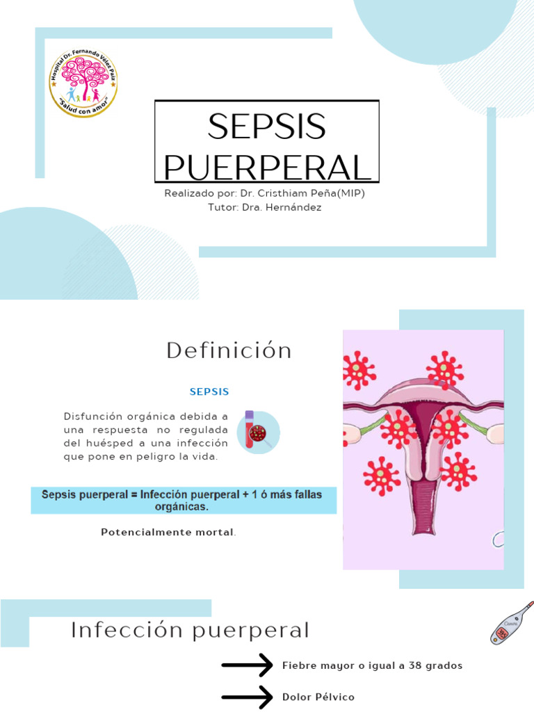 Fiebre Puerperal y Sepsis Postparto | PDF | Septicemia | Periodo posparto