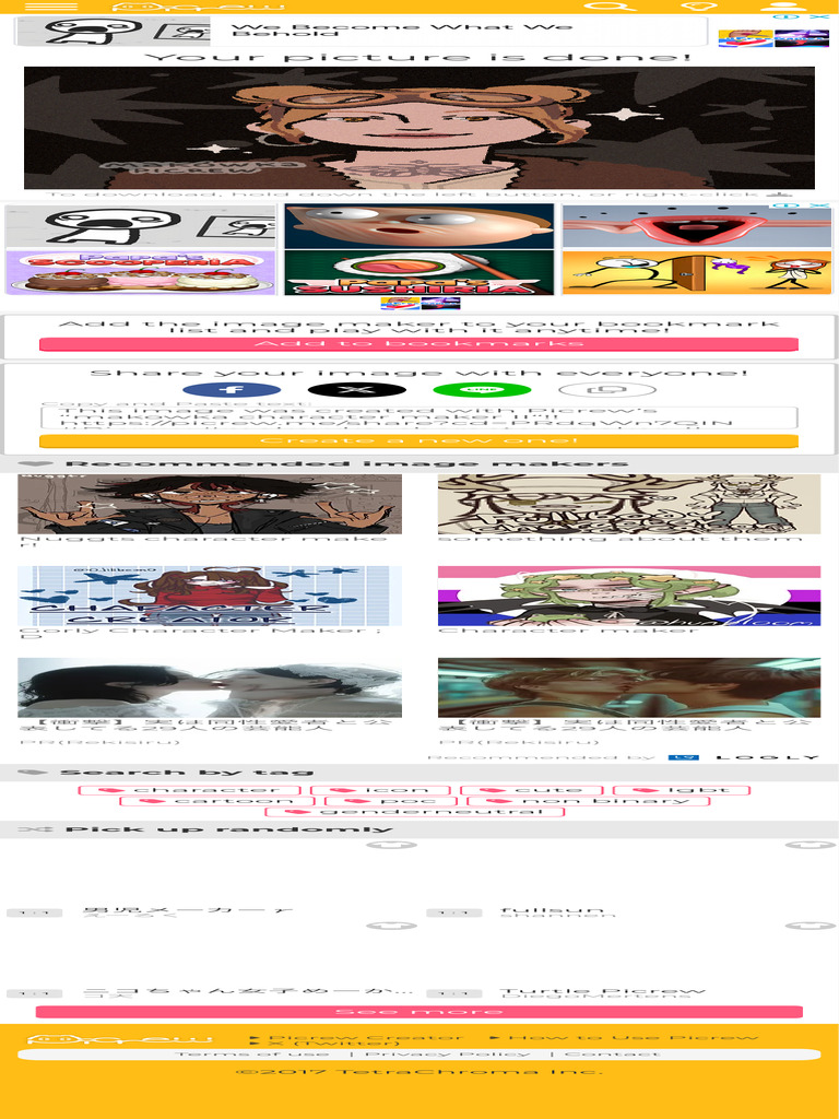 Makowka Character Maker II Picrew - The Character Maker & Creator 3 | PDF