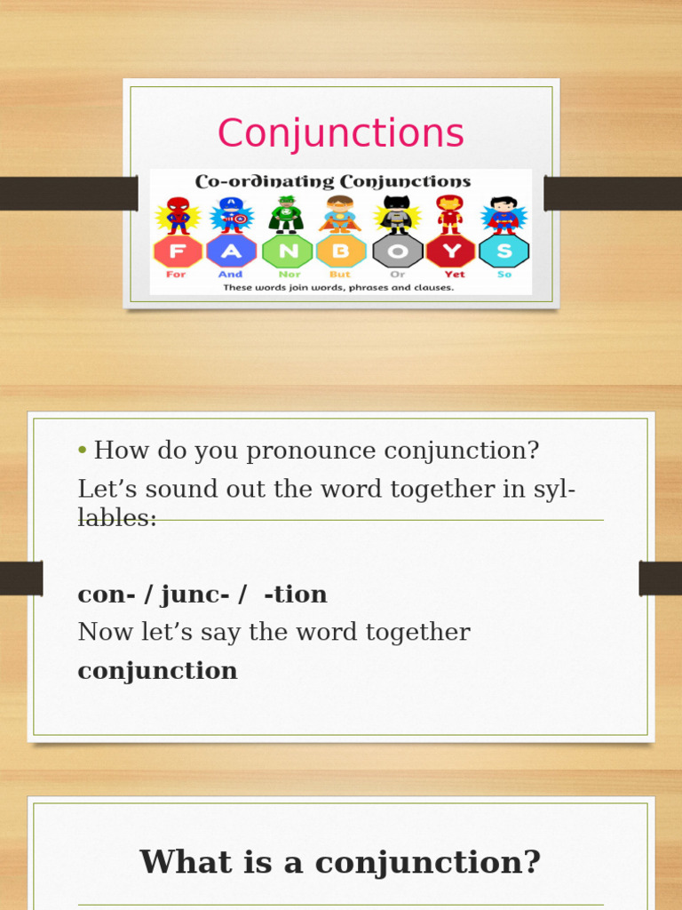 Week 2 Day 2 Winter Intensives Conjunctions | PDF | Grammar | Language Mechanics