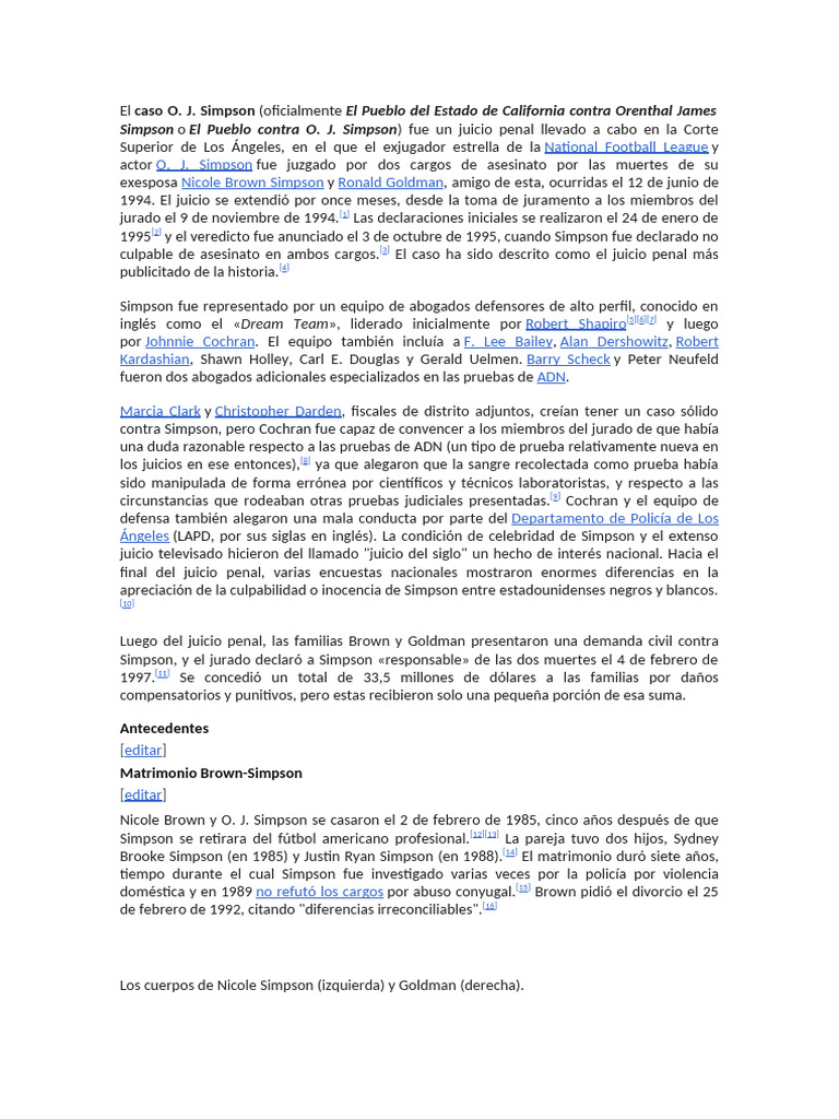 Caso o J Simpson | PDF