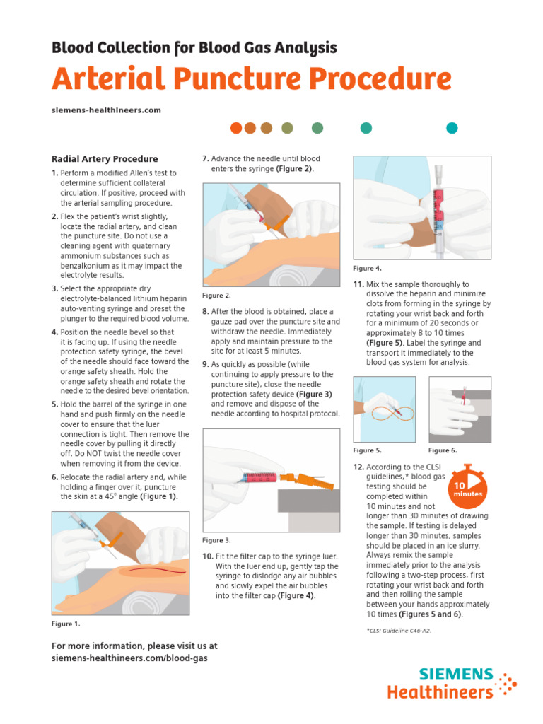 DX 2308 POC Blood Collection Arterial Puncture Procedure Flyer FINAL V3 ...