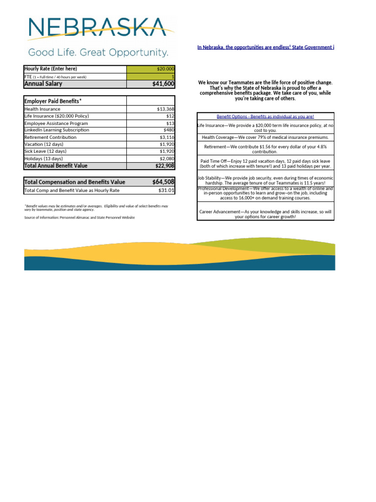 Total Compensation Calculator | PDF | Insurance | Life Insurance