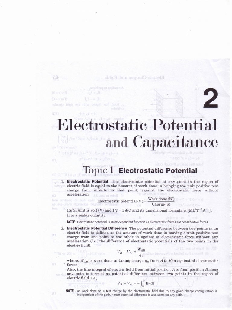 GT - CHA-2 Electrostatic Potential | PDF | Electric Field | Voltage