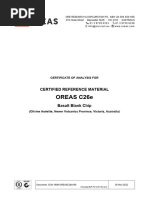 OREAS 603 Certificate of Analysis | PDF | Outlier | Confidence Interval