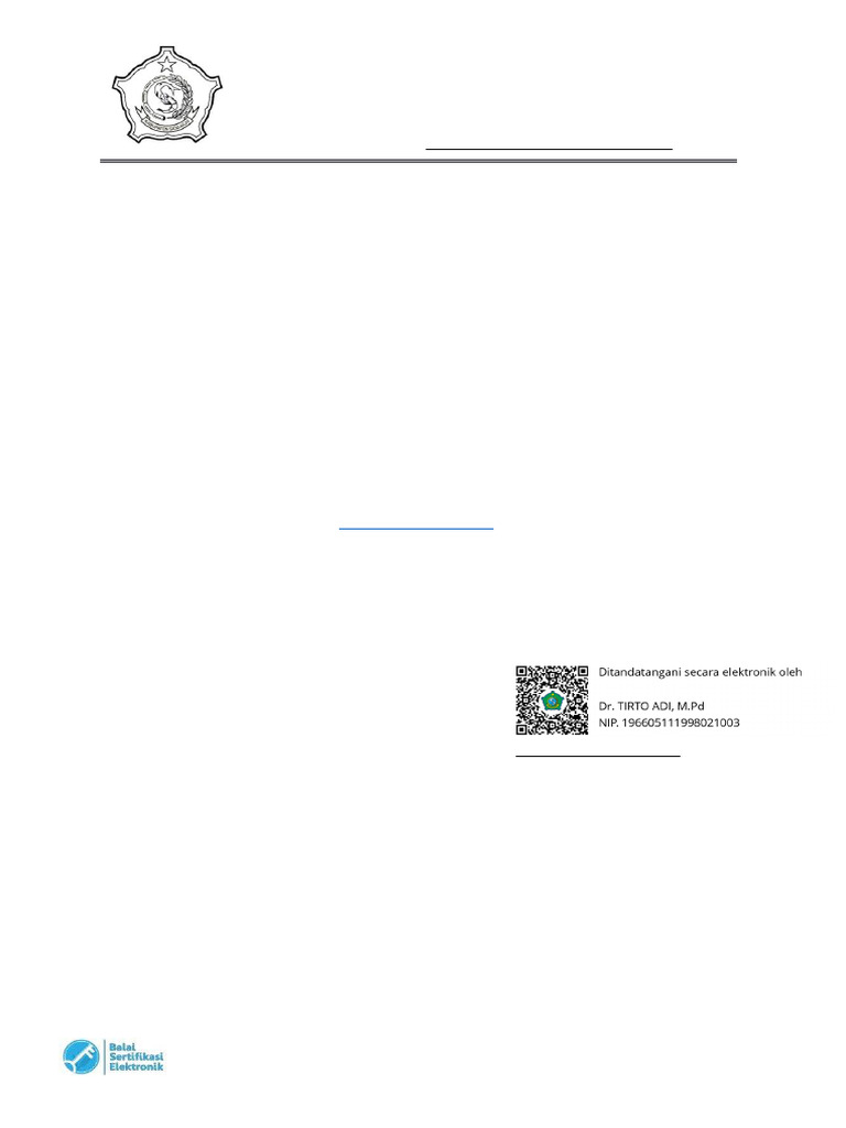 Surat Pendataan Guru Sudah Serdik 2024 | PDF